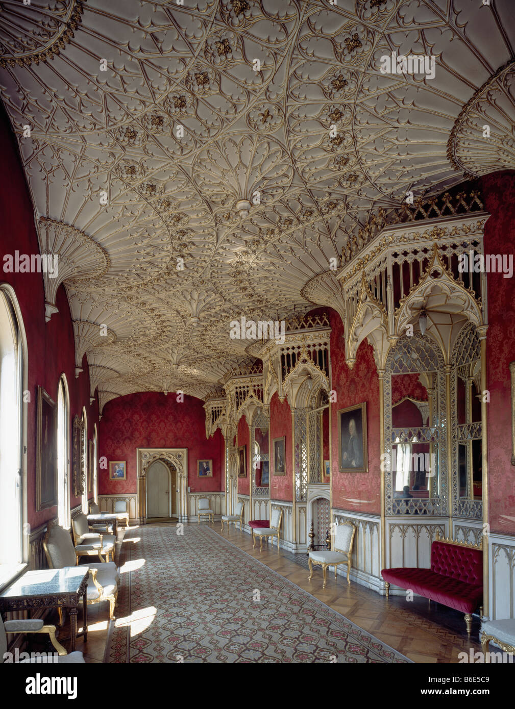 Horace walpole strawberry hill gallery hi-res stock photography and ...