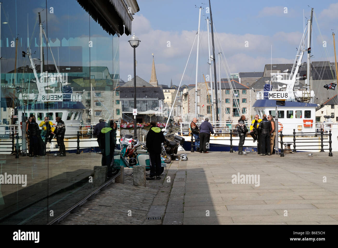 The Barbican Plymouth Devon England UK Stock Photo - Alamy