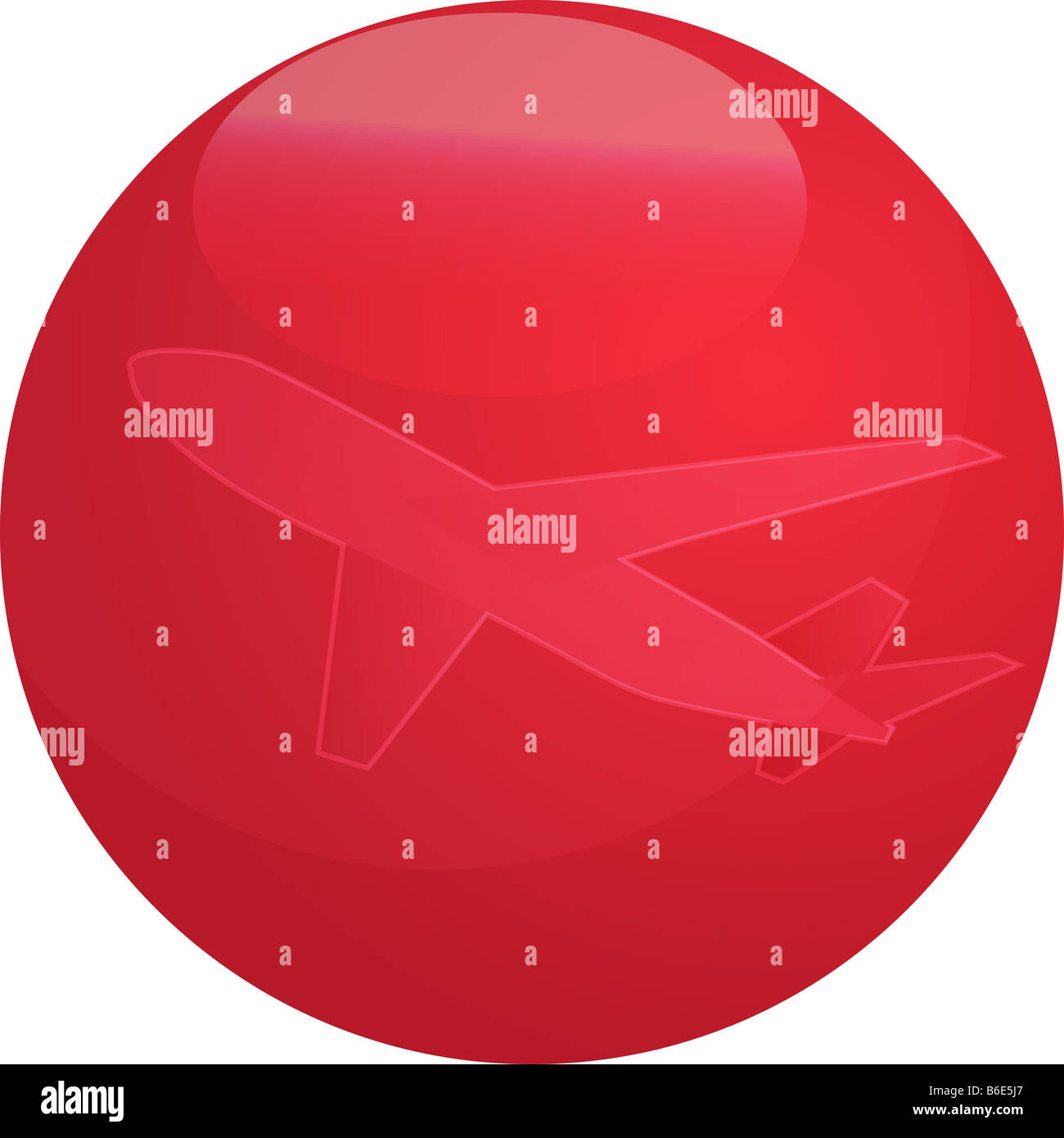 Illustration of an airplane abstract design showing air travel Stock ...