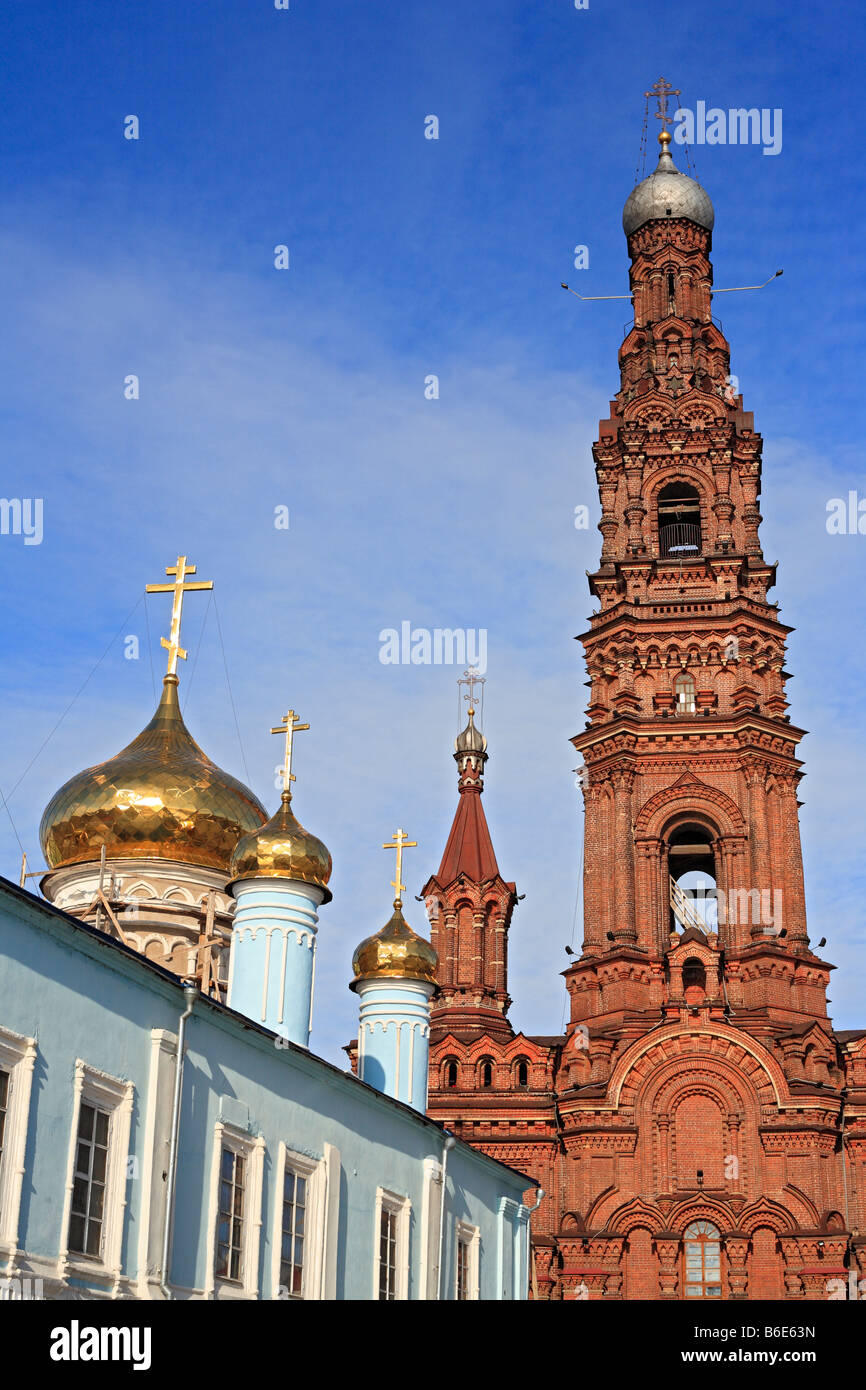 Tall bell tower (19th century), Kazan, Tatarstan, Russia Stock Photo ...