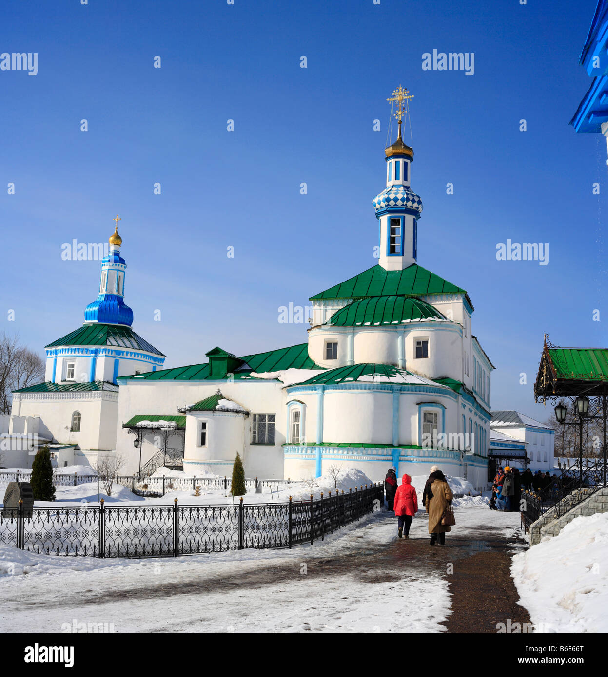 Raifa Orthodox monastery (19th century), near Kazan, Tatarstan, Russia ...