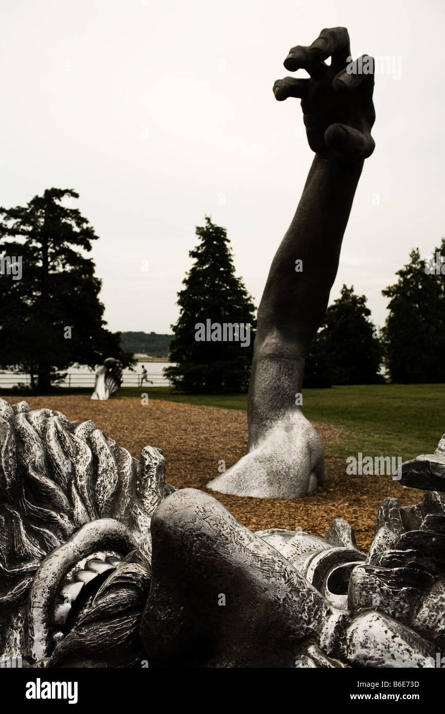The Awakening statue, by J. Seward Johnson, Jr. in Hains Point ...