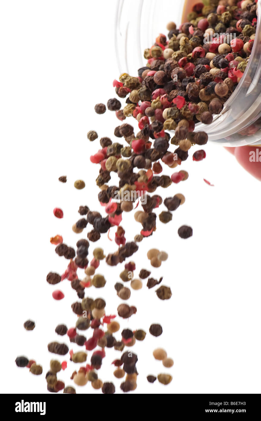 object on white food dried peppers Stock Photo - Alamy