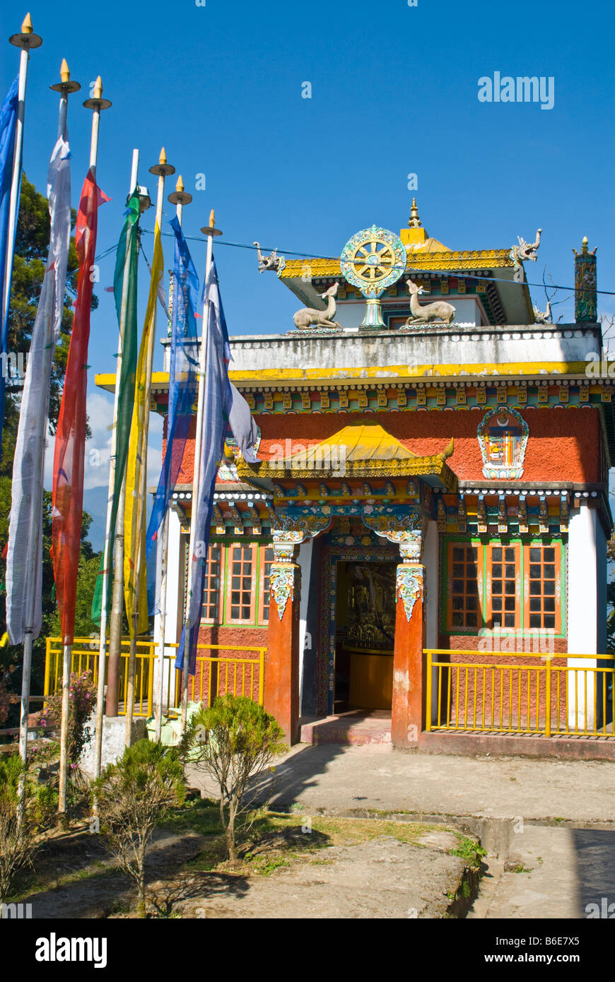 Prayer Flags at Pemayangtsi Monastery, Sikkim, India Stock Photo - Alamy