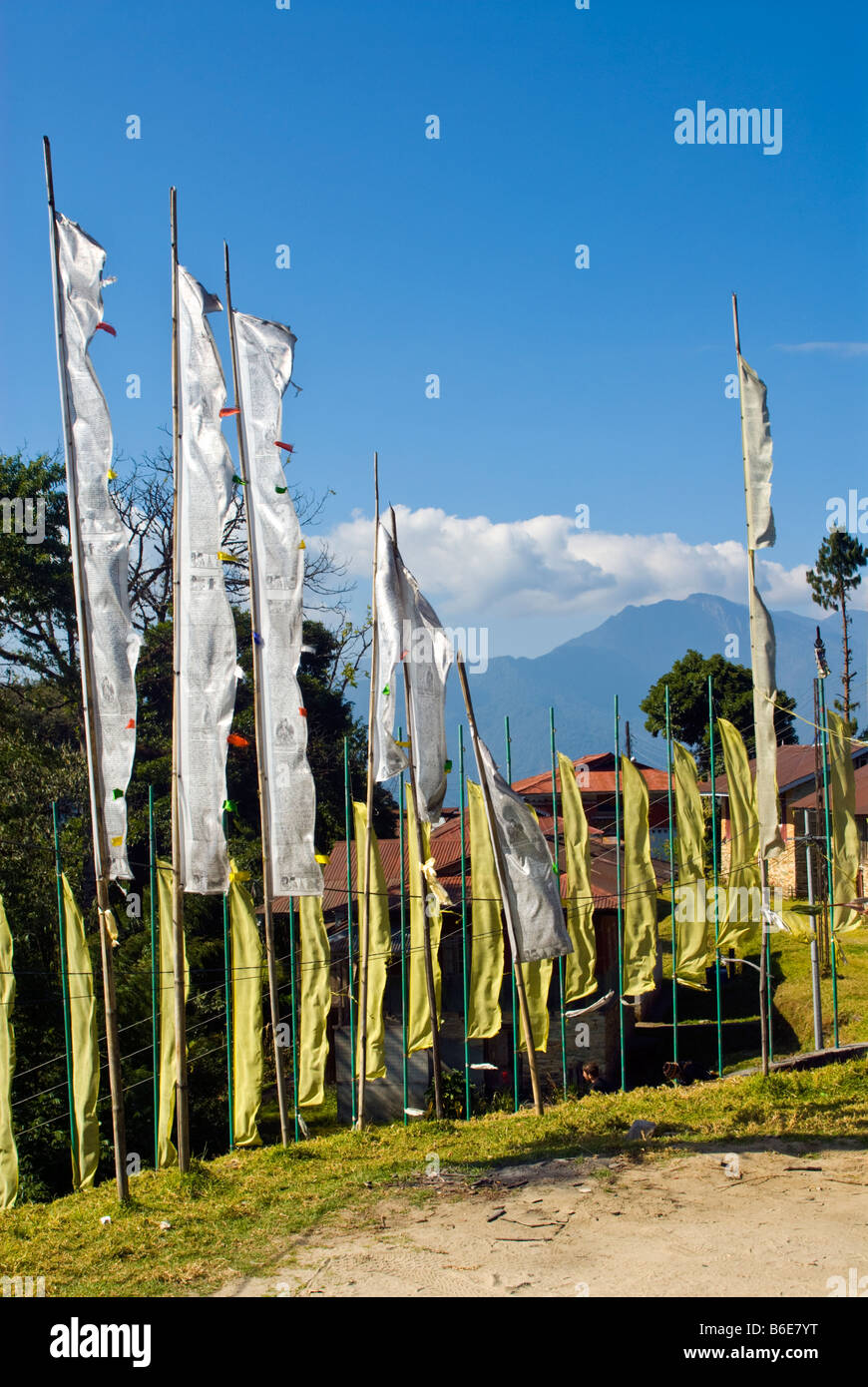 Prayer Flags at Pemayangtsi Monastery, Sikkim, India Stock Photo - Alamy