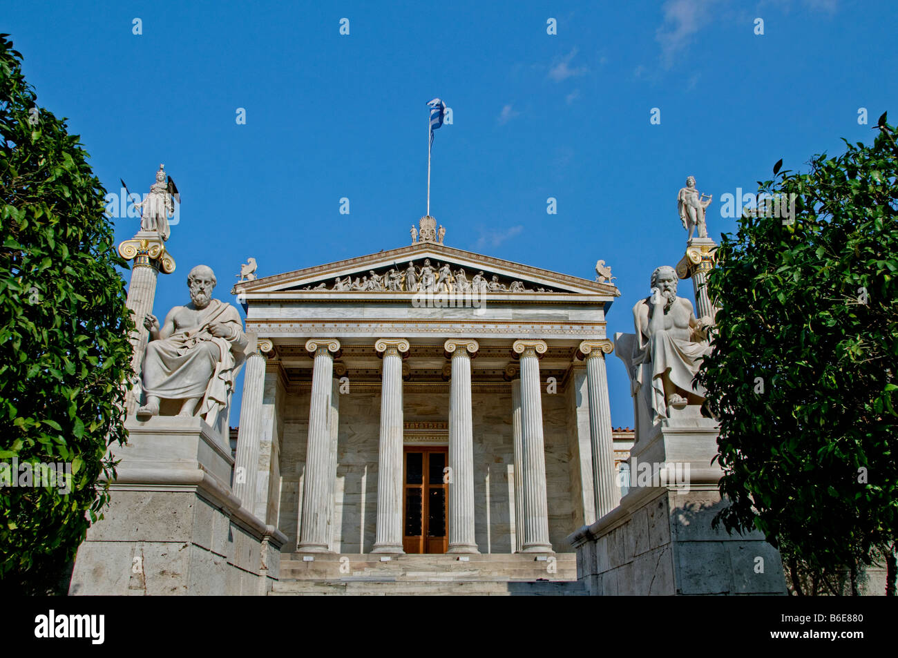 Modern greek architecture hi-res stock photography and images - Alamy