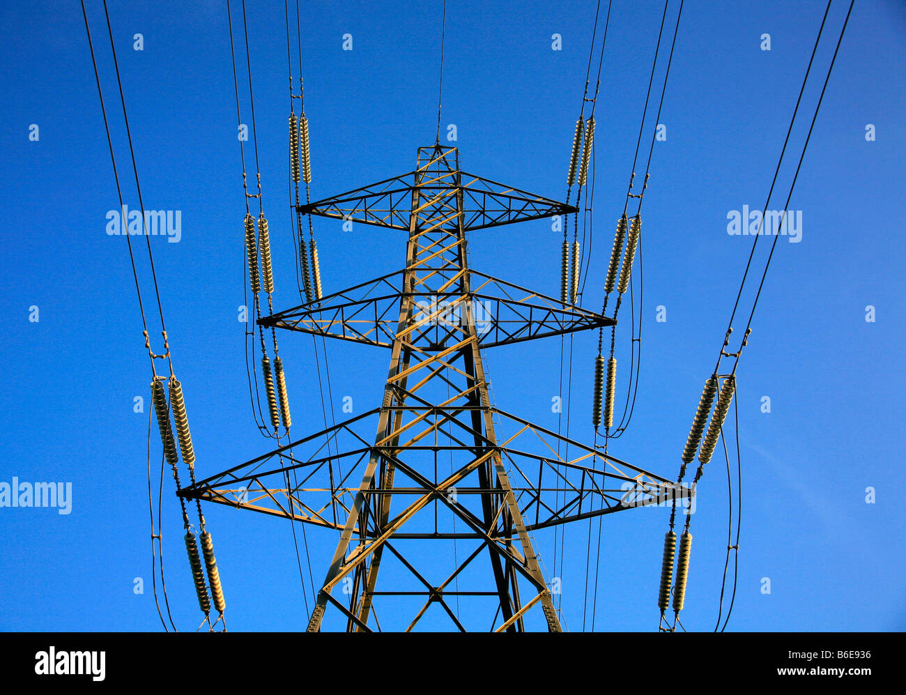 An electricity pylon Stock Photo - Alamy