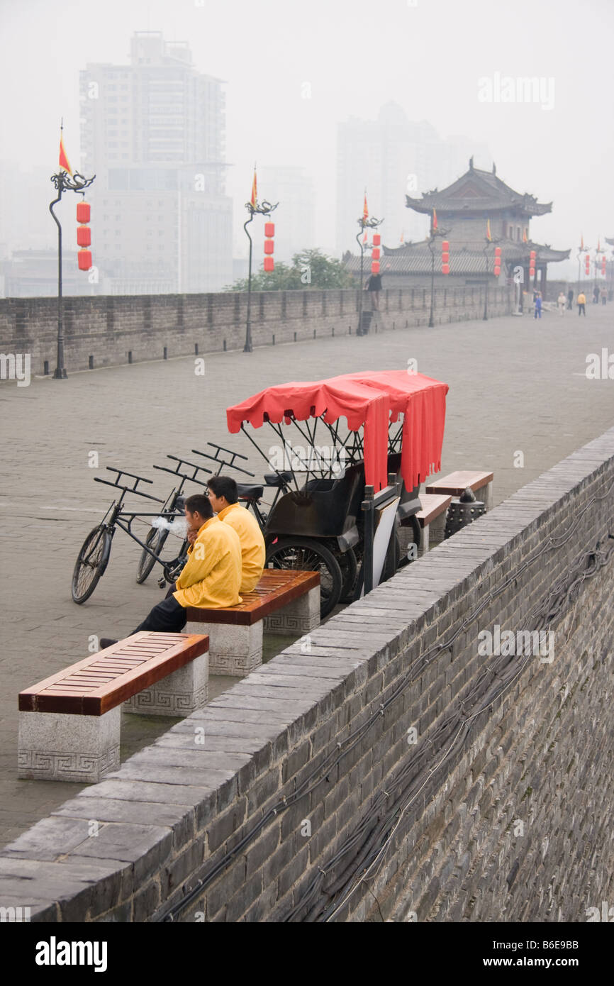 Xi'an City Wall Bicycle China High Resolution Stock Photography and ...