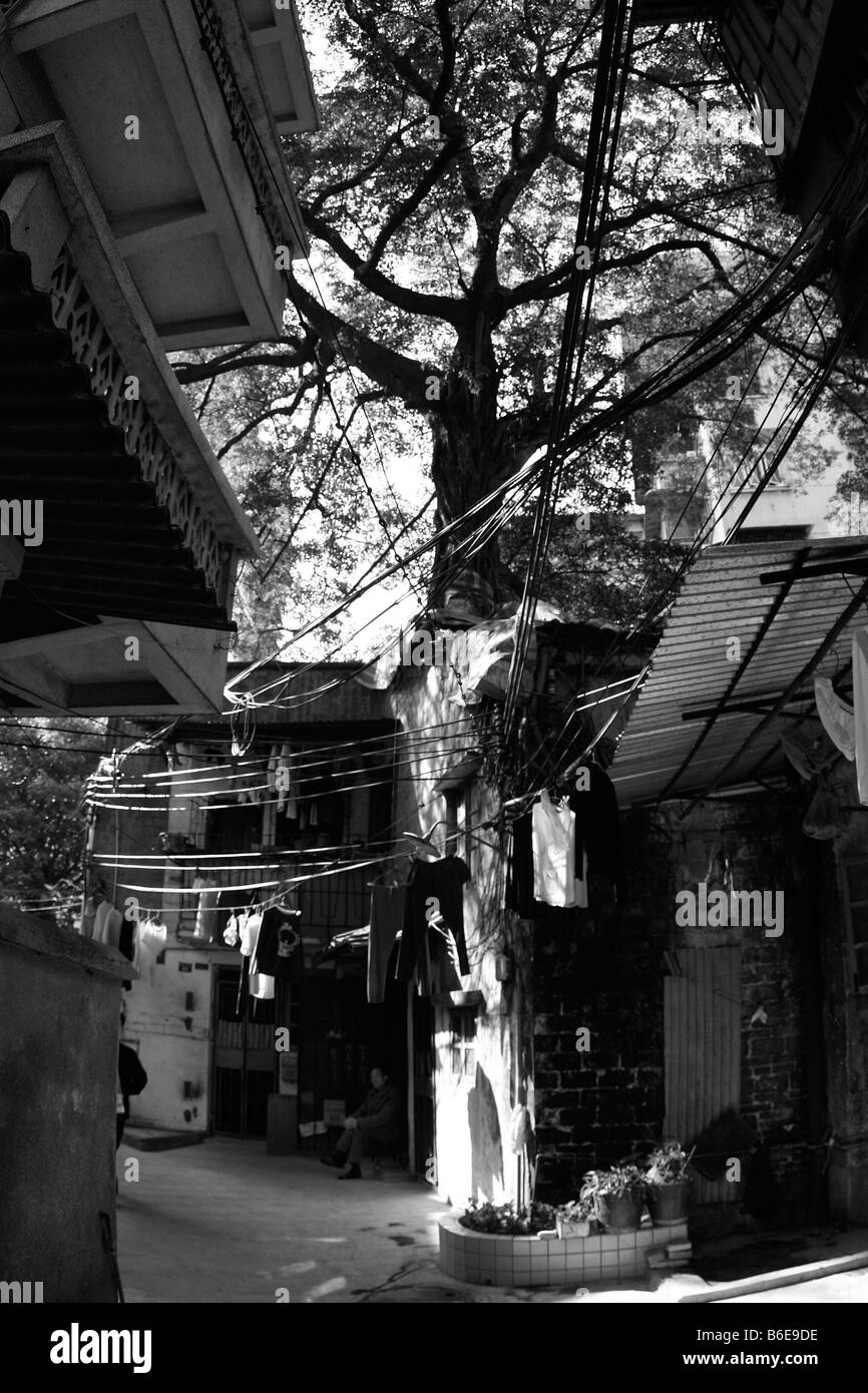 Lower class housing Black and White Stock Photos & Images - Alamy