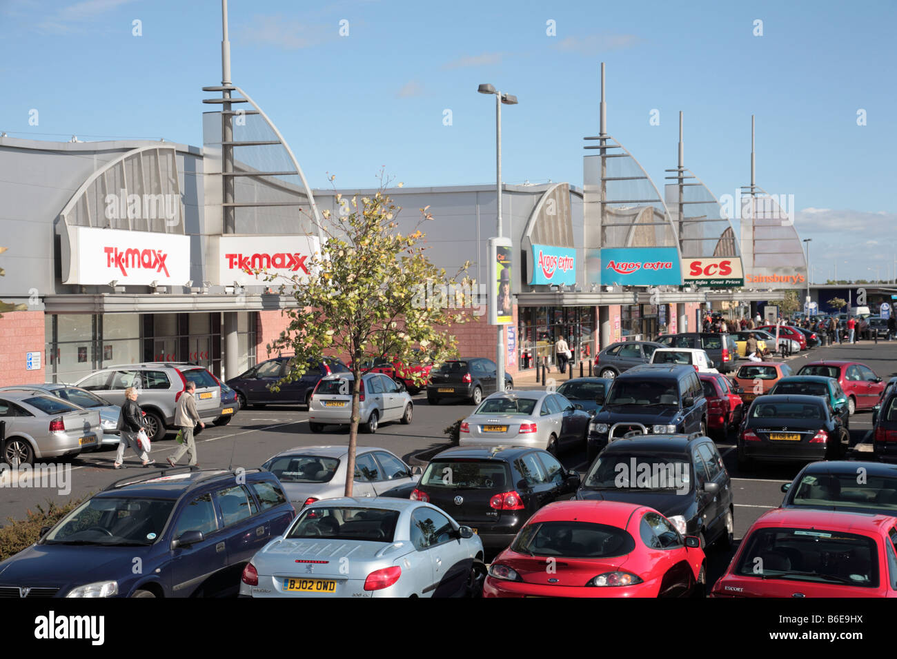 Castle Vale Retail Park, Birmingham Stock Photo - Alamy
