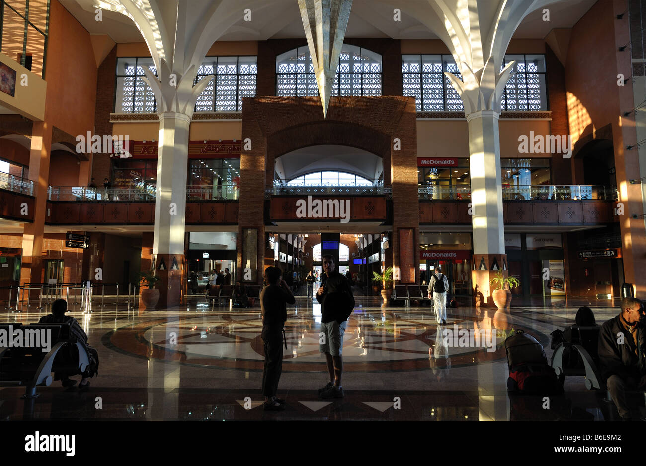 Inside of the ONCF train station in Marrakech, Morocco Stock Photo - Alamy