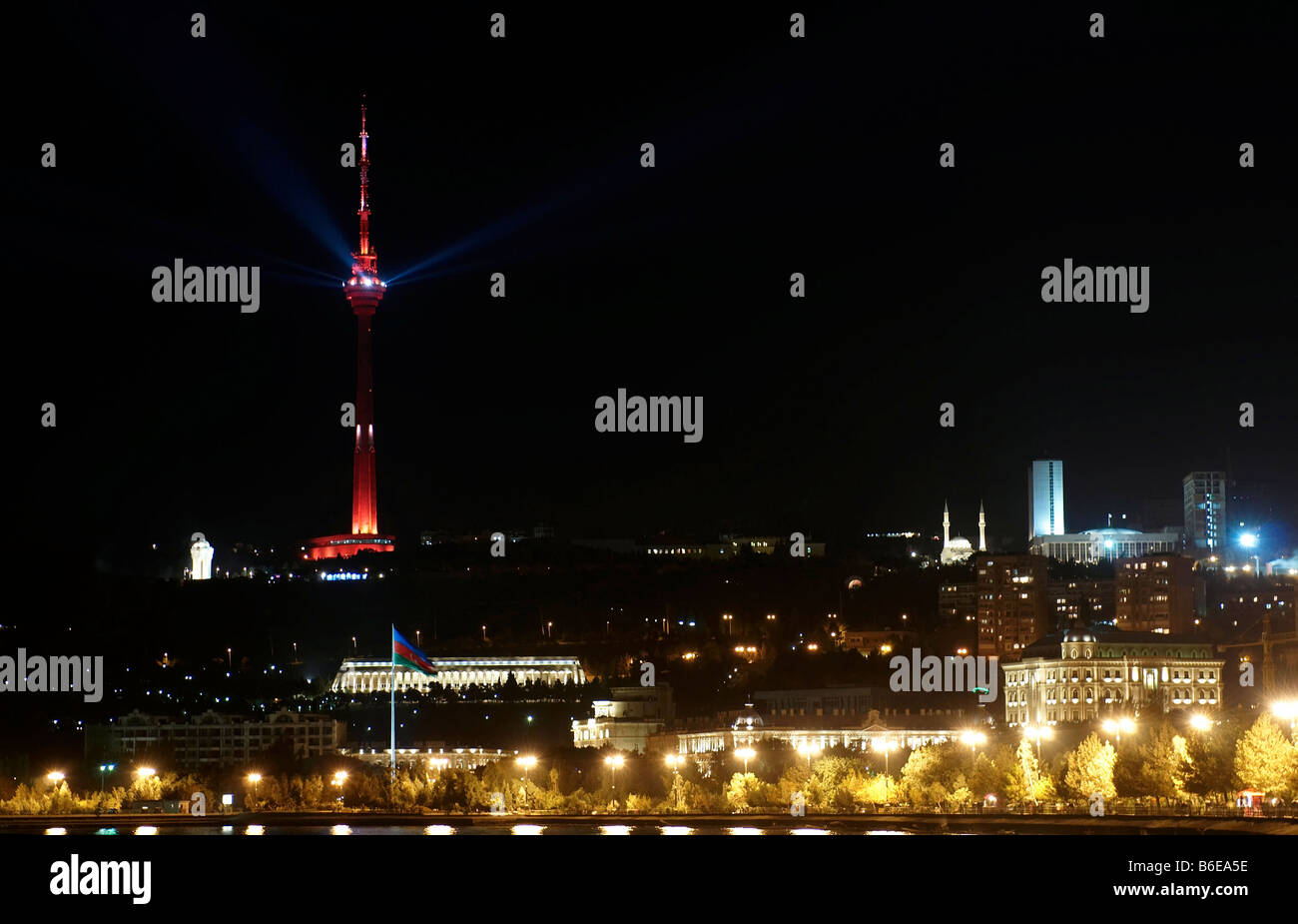 Television tower of baku hi-res stock photography and images - Alamy