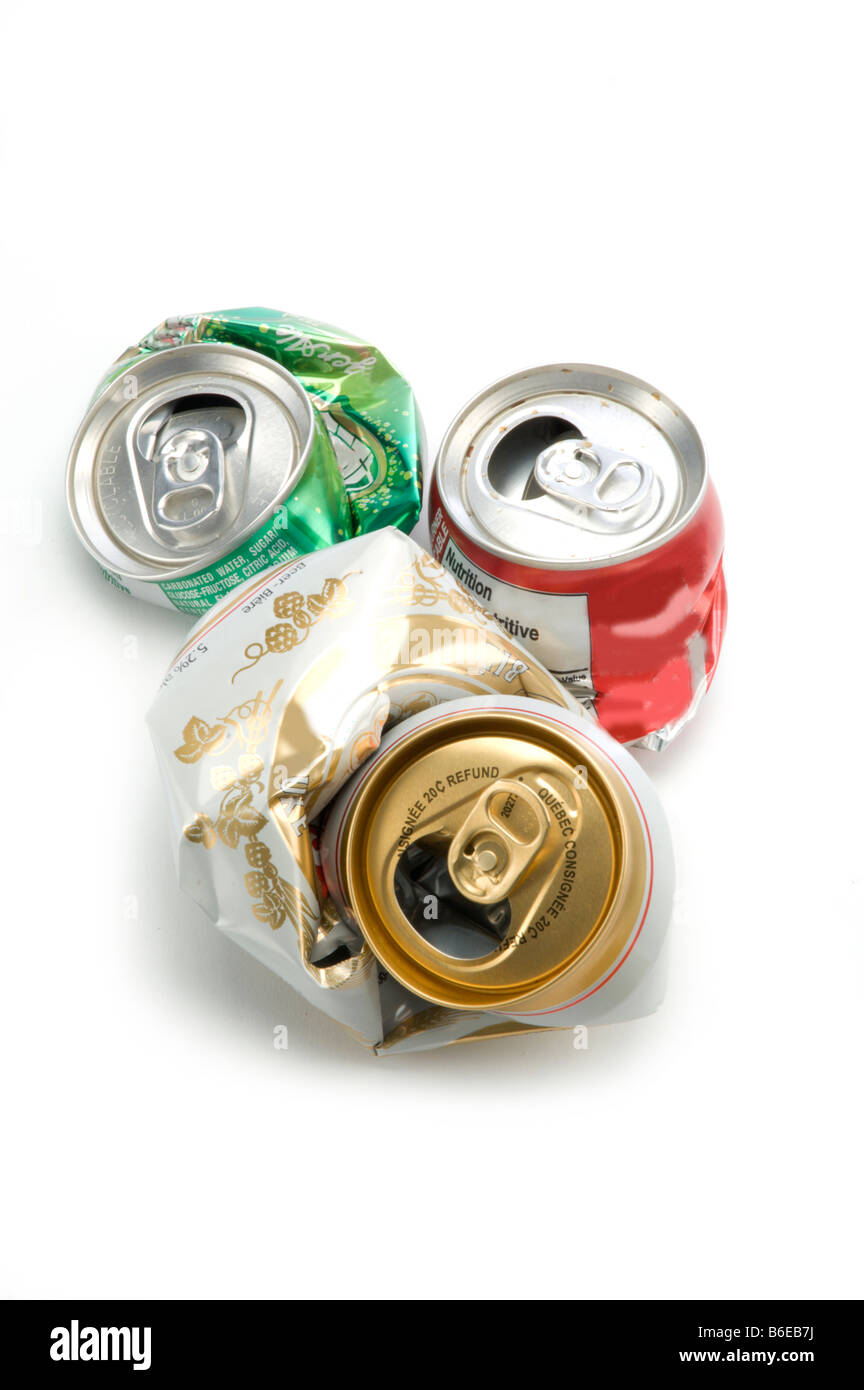 Crushed soda cans hi-res stock photography and images - Alamy