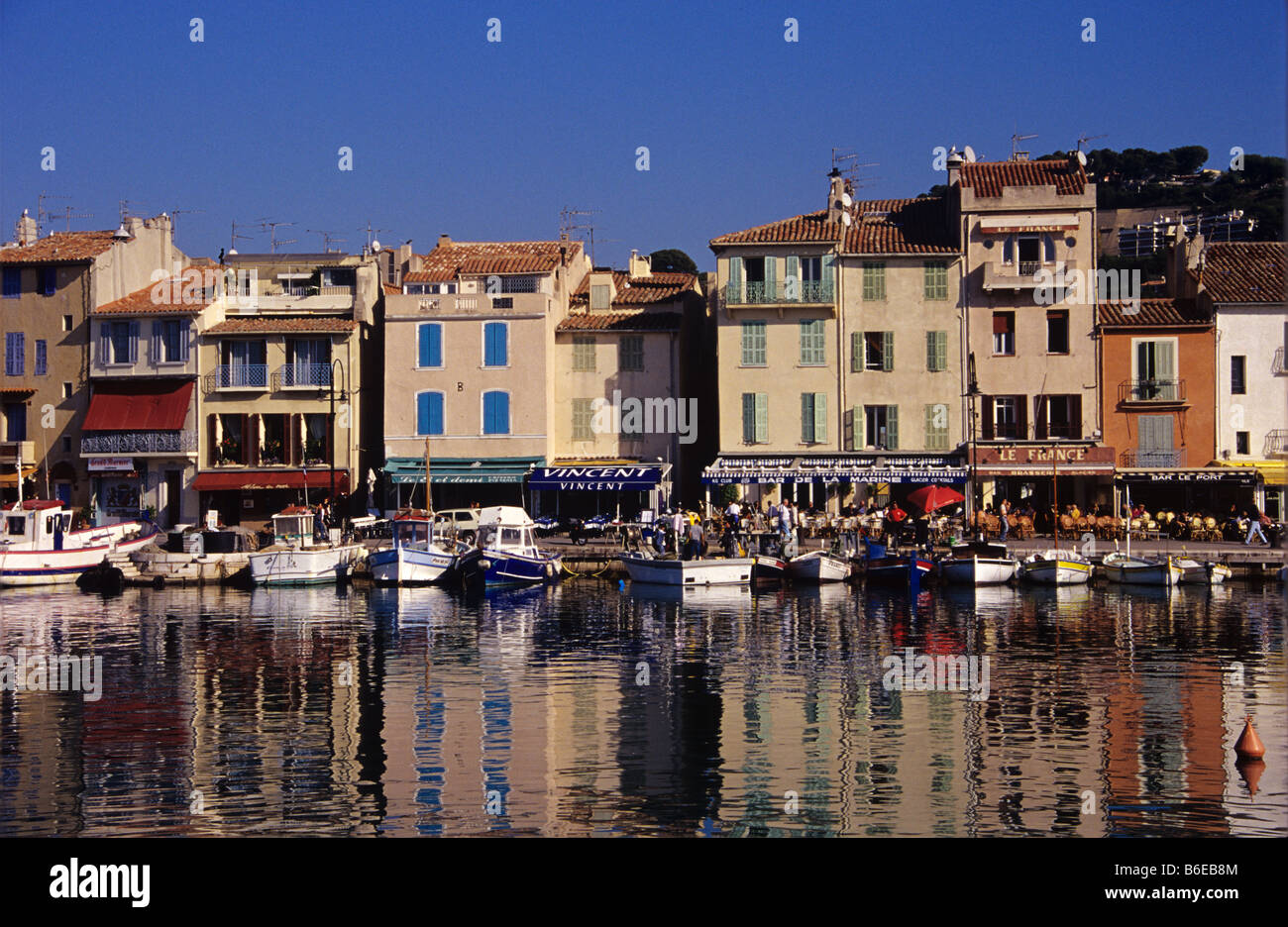 Old Port or Harbour and Fishing Boats, Cassis, Provence, France Stock ...