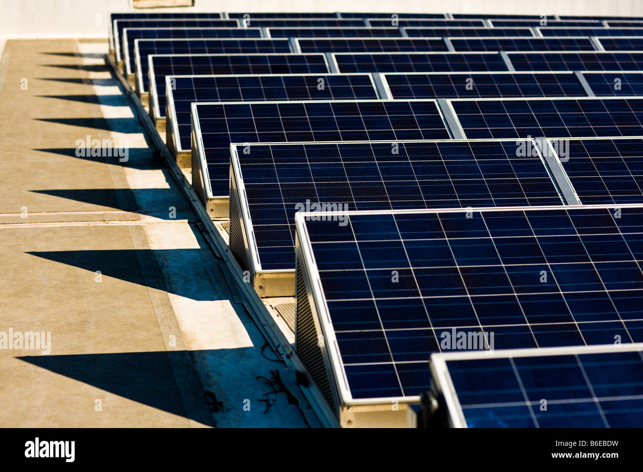 Solar panels on top of the Middle School Building at Sidwell Friends ...