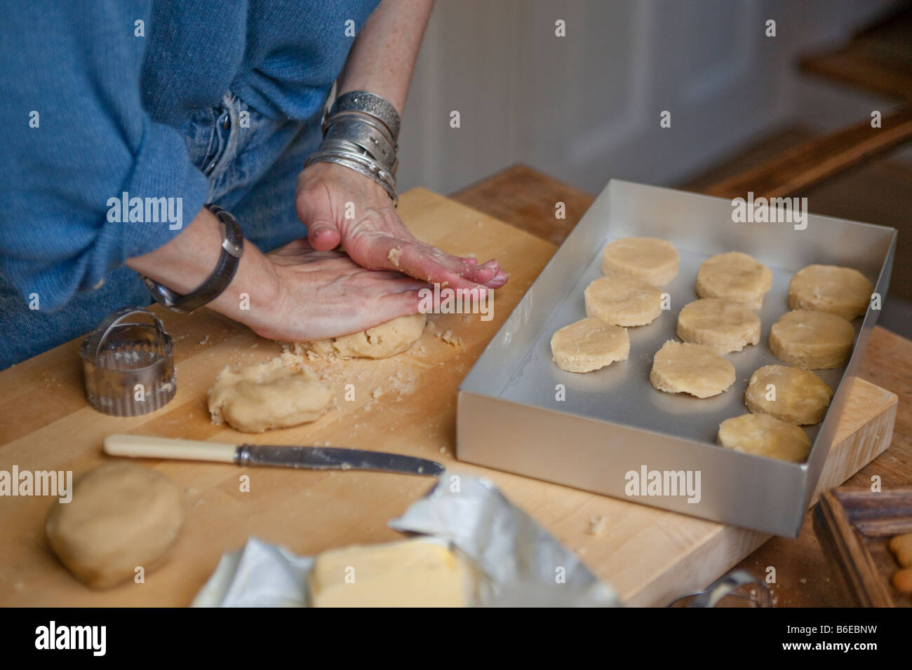 home baking cooking biscuits shortbread Stock Photo - Alamy