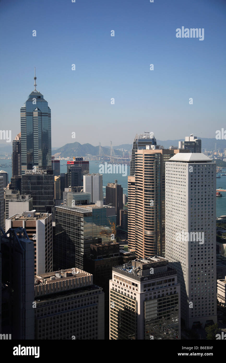 China Hong Kong Central District skyscrapers Stock Photo - Alamy