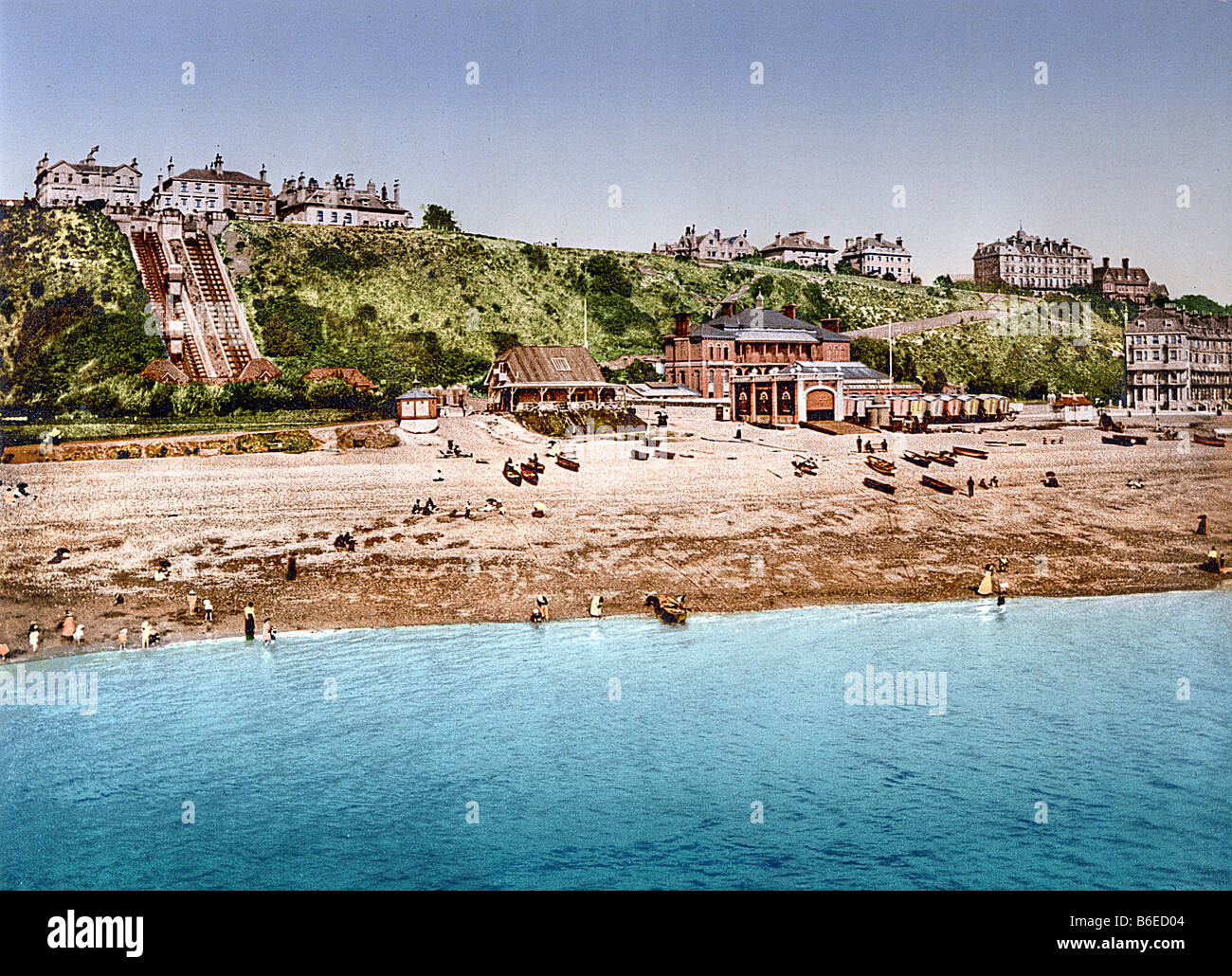 Cliffs at Folkestone, England 1900 Stock Photo - Alamy