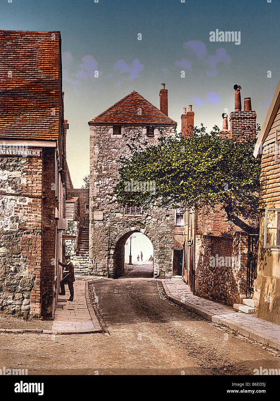 Westgate Tower & Arch, Southampton, England, UK Stock Photo - Alamy