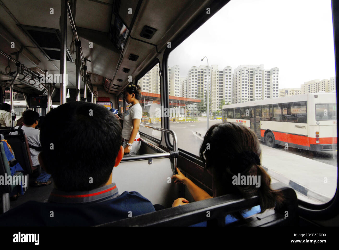 Singapore bus terminal hi-res stock photography and images - Alamy