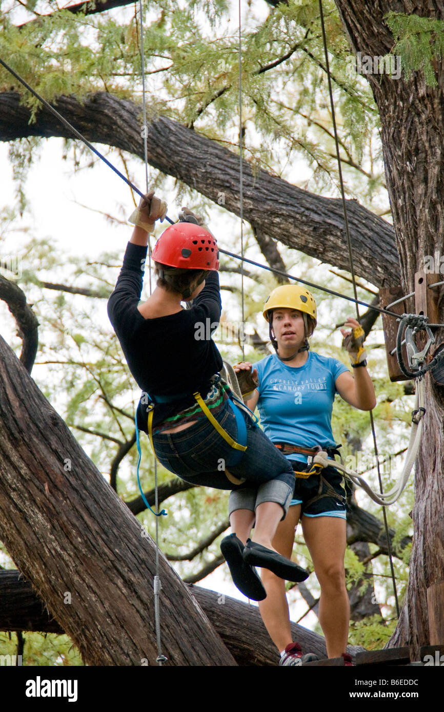 Canopy tours austin hi-res stock photography and images - Alamy