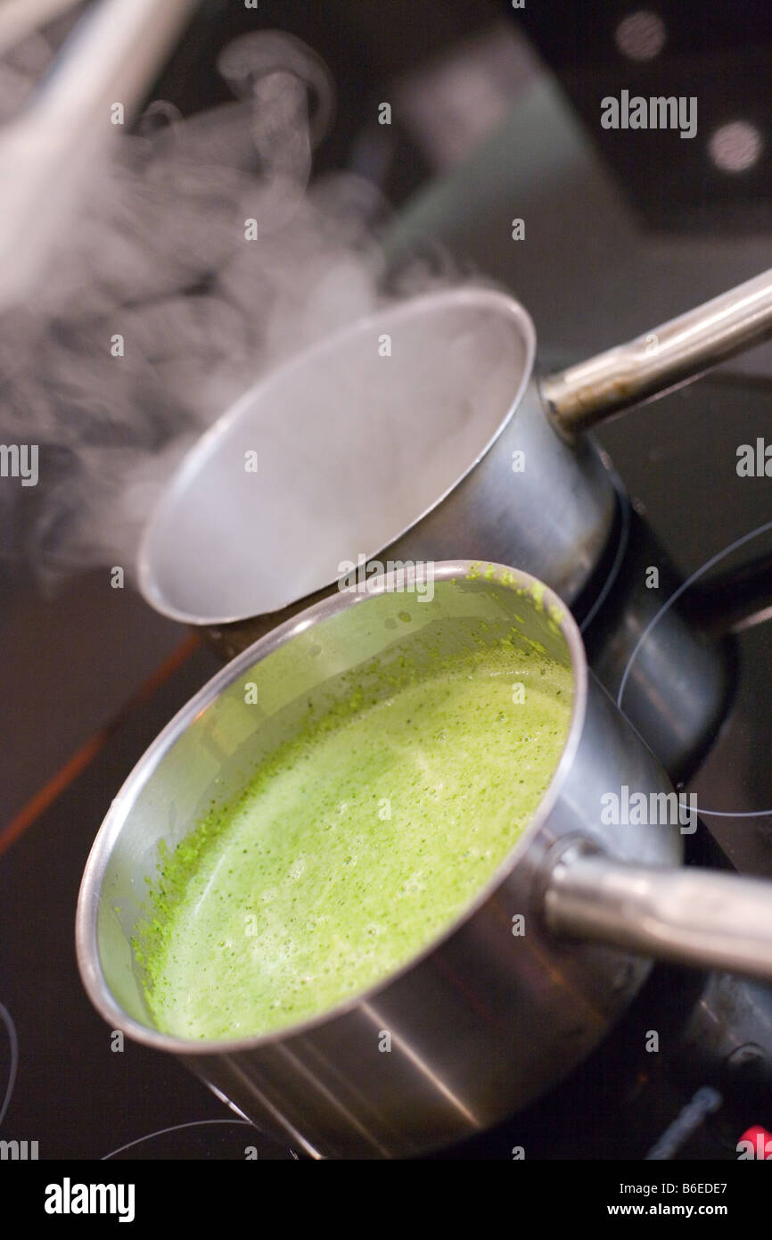 Soup cooking on stove hi-res stock photography and images - Alamy