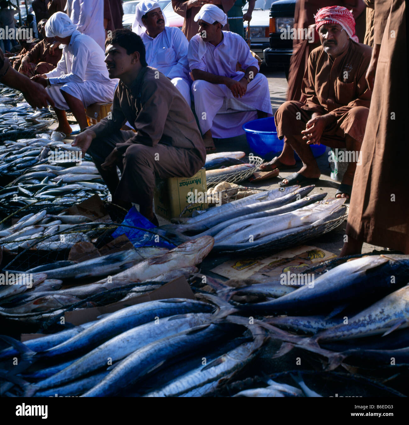Dubai UAE Fish Market Stock Photo - Alamy