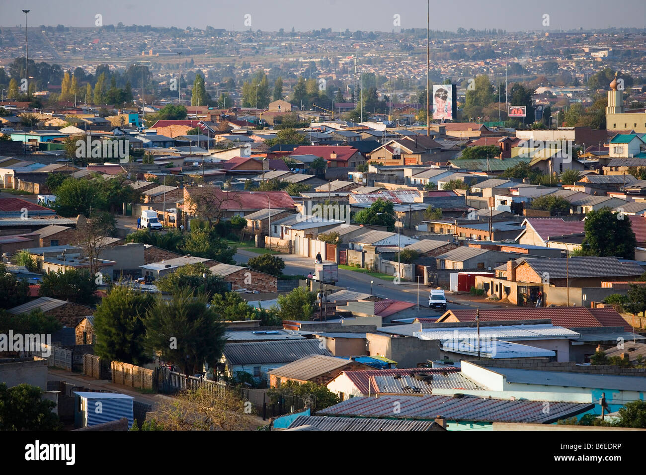 South Africa, Johannesburg, Soweto, Panoramic view Stock Photo - Alamy