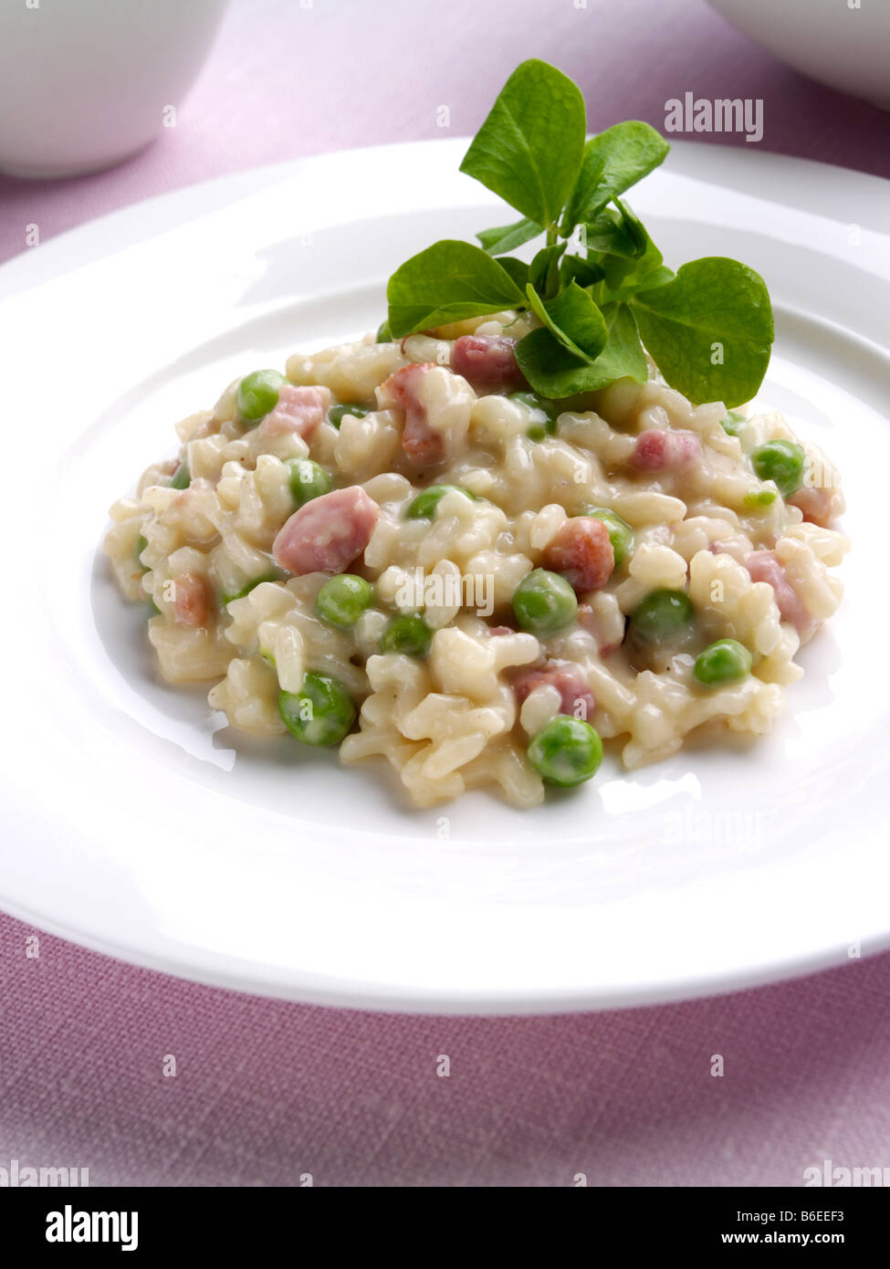 Italian risotto fine dining editorial food Stock Photo - Alamy