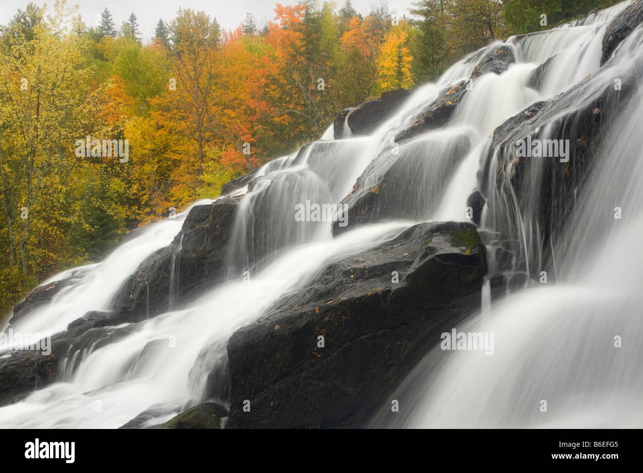 MICHIGAN - Upper Bond Falls on the Ontonagon River in Bond Falls State ...