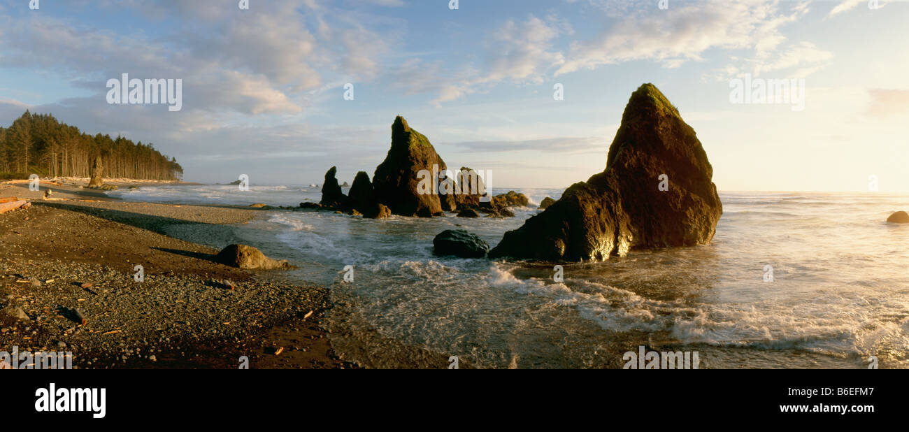 Pano of ruby beach washington hi-res stock photography and images - Alamy
