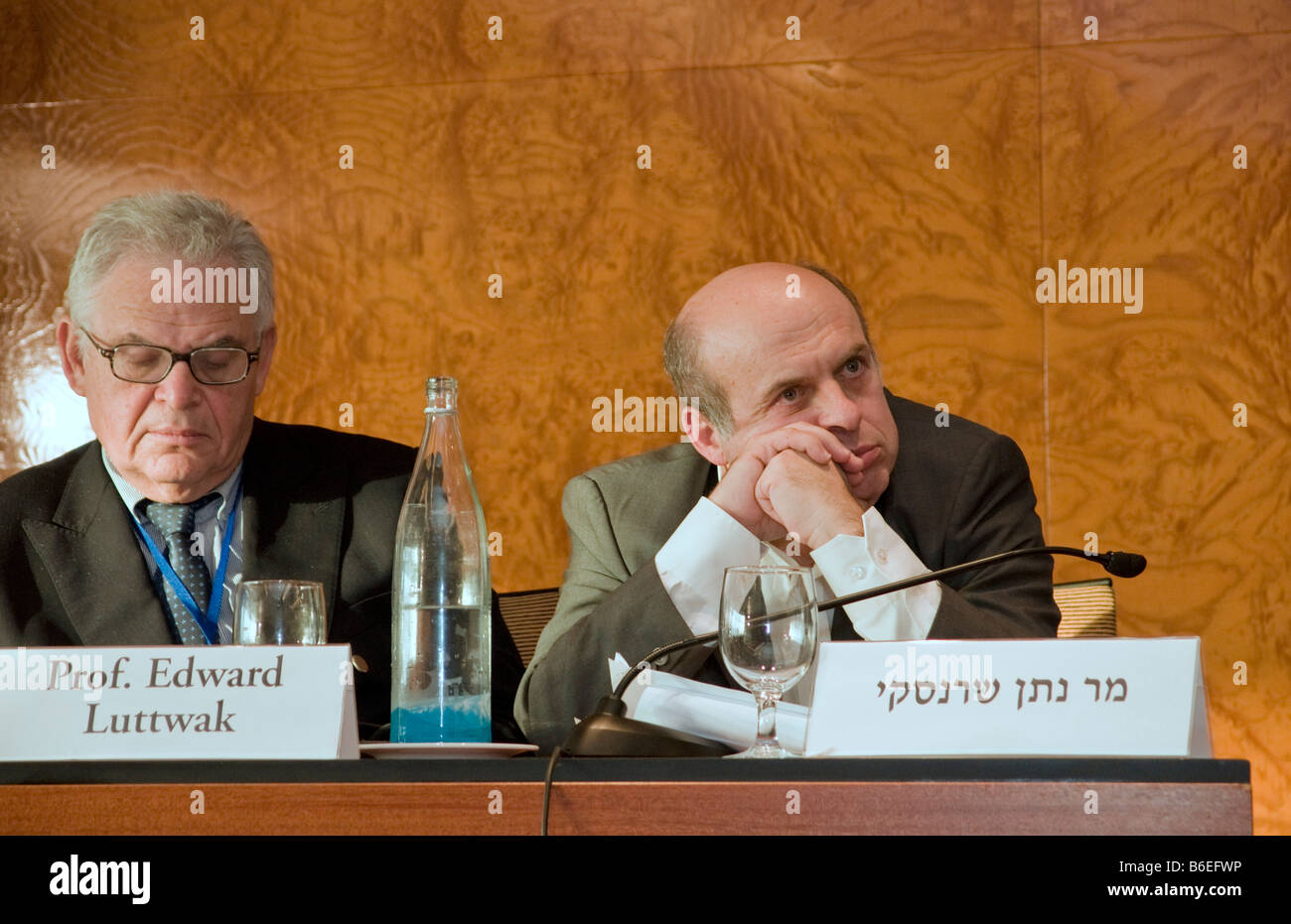 Nathan Sharansky, chairman of the Adelson Institute and Prof. Edward ...