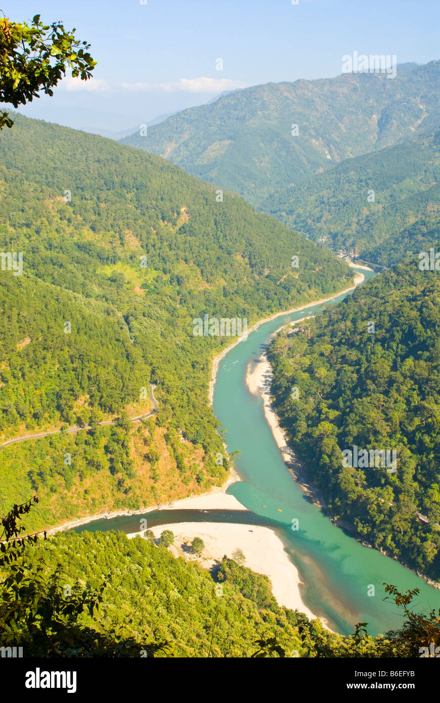 River Teesta valley in Sikkim, India Stock Photo - Alamy