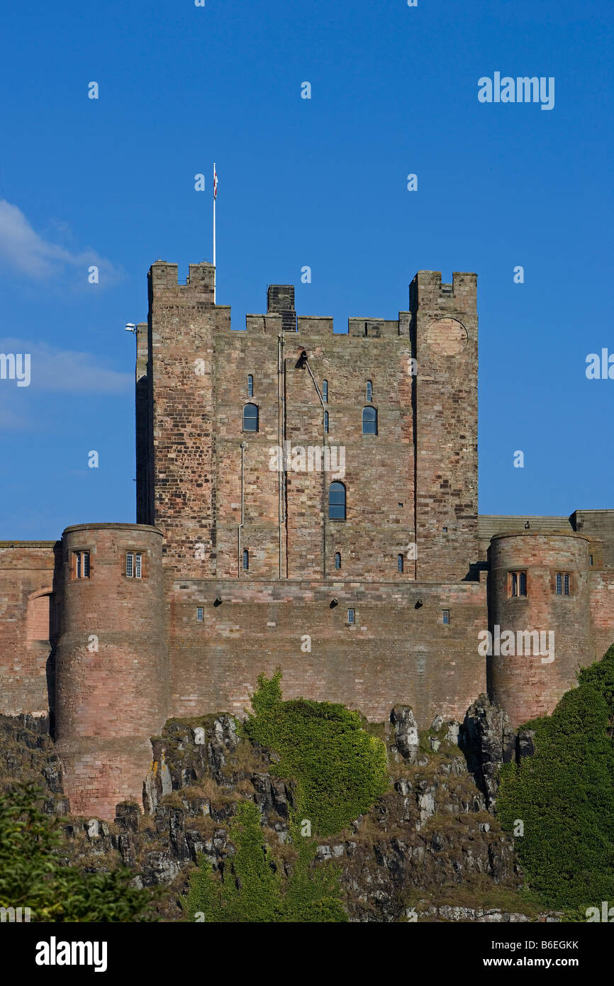 Bamburgh Norman castle by the 1st Baron Armstrong Northumberland UK ...