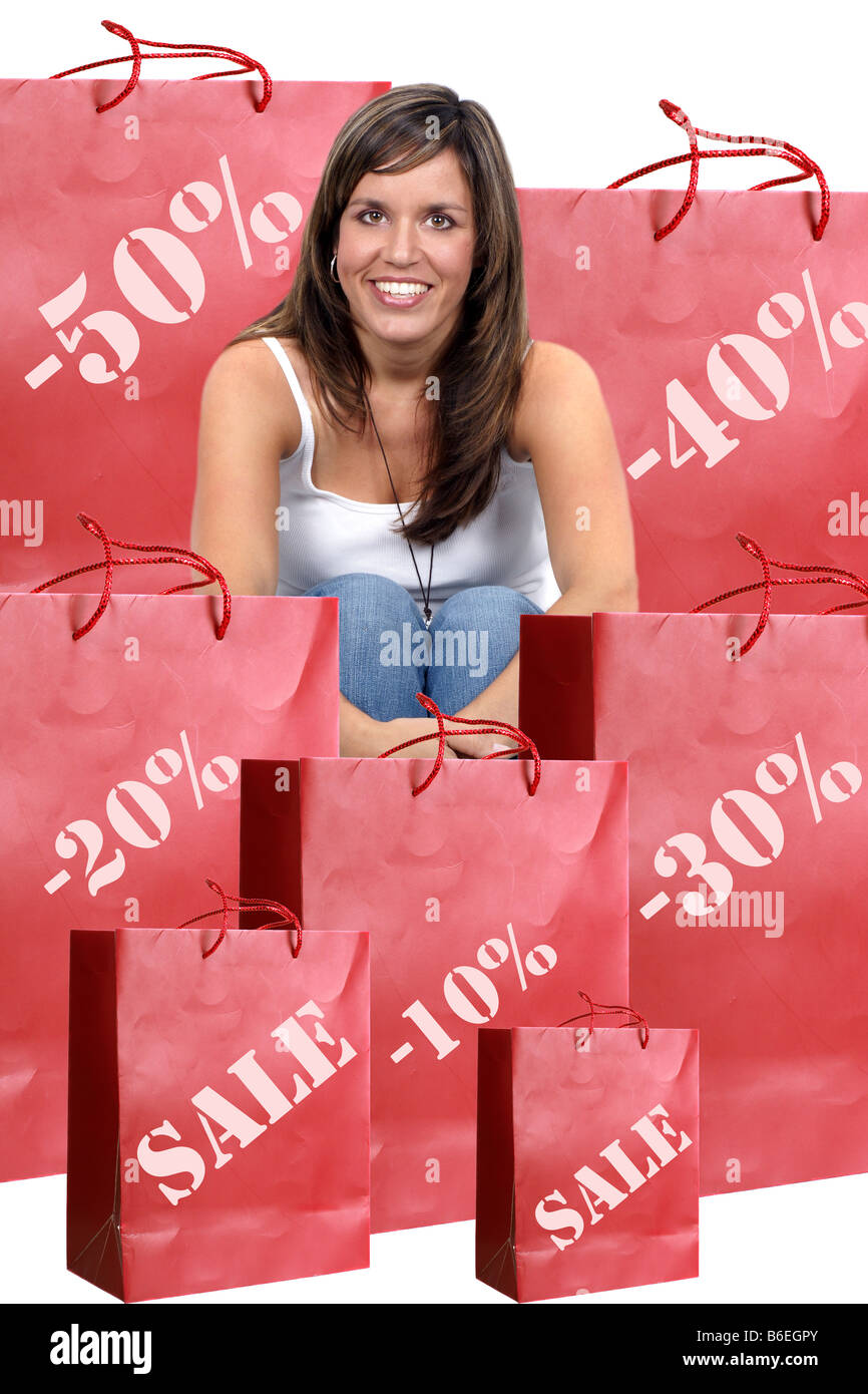 Young woman paper smile hi-res stock photography and images - Alamy