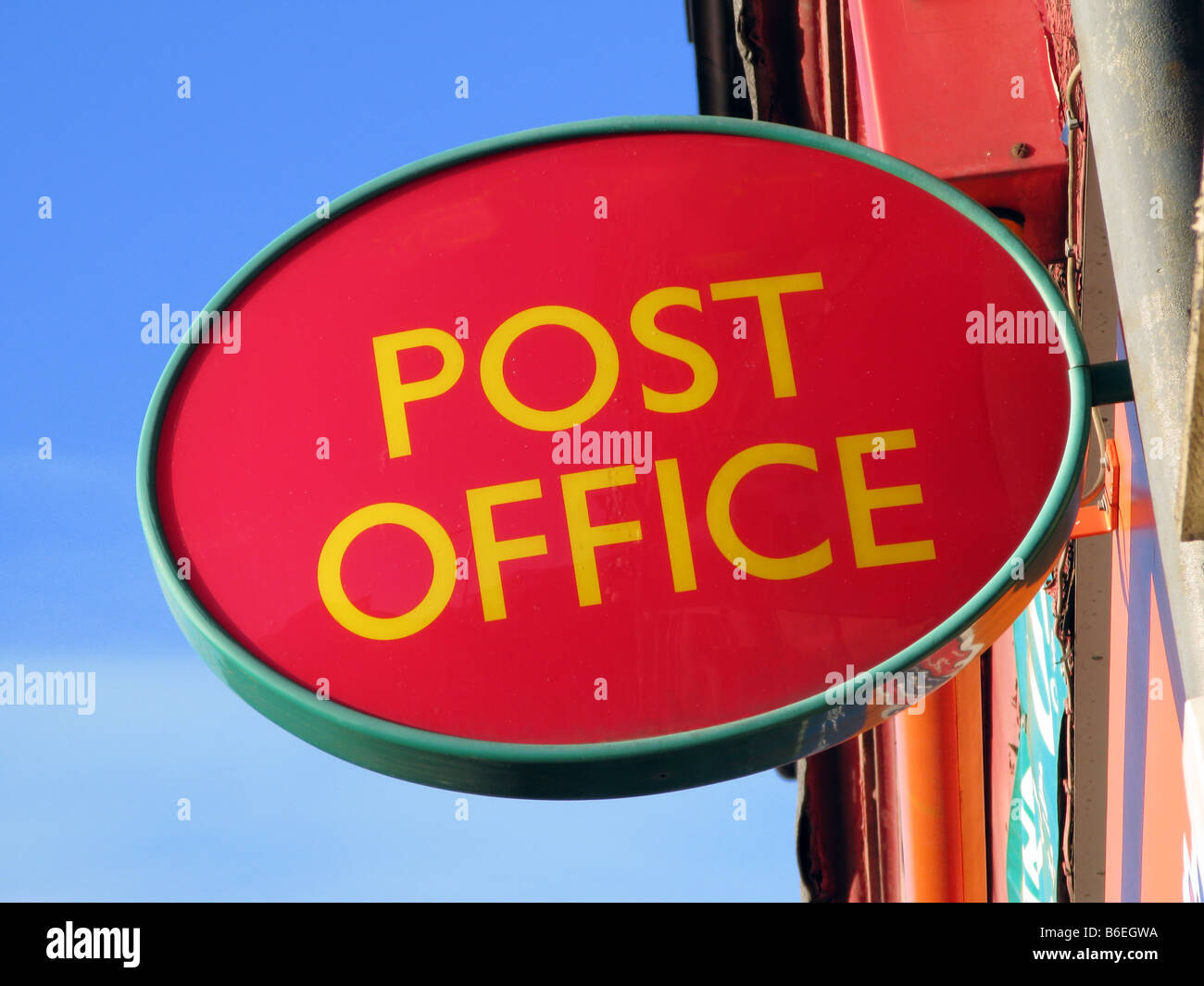 Post Office sign Stock Photo - Alamy