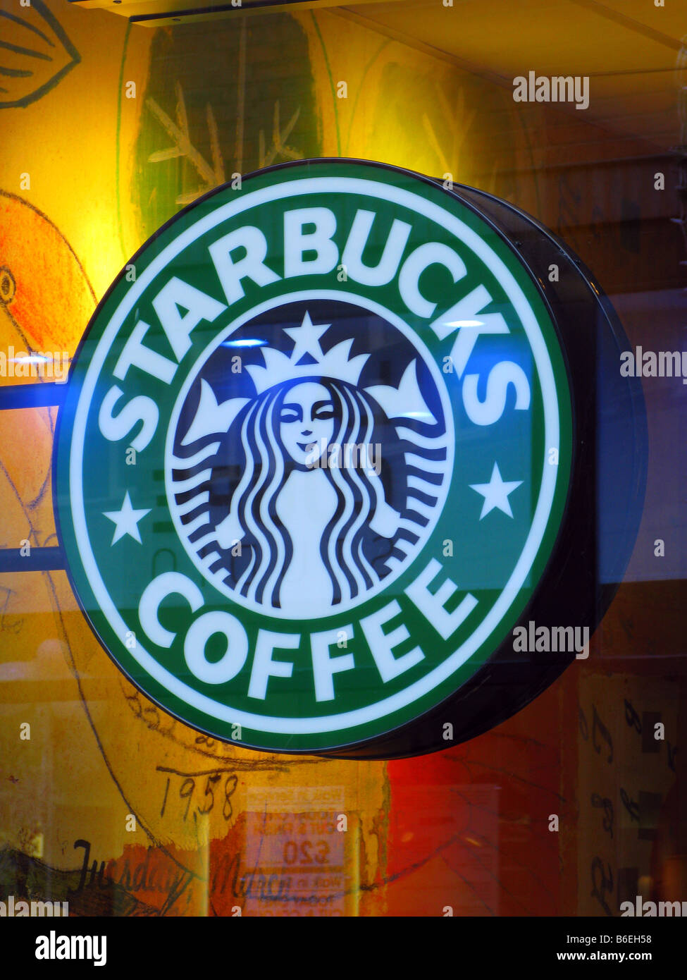 Starbucks sign hi-res stock photography and images - Alamy