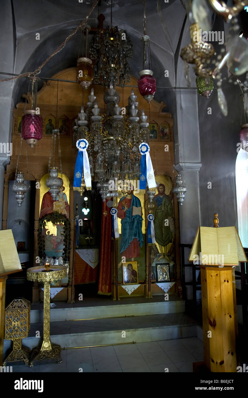 Greek orthodox iconostasis hi-res stock photography and images - Alamy