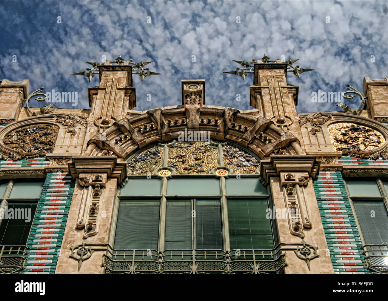 Modernism, architecture, centre, Palma de Mallorca, Majorca, Balearic ...