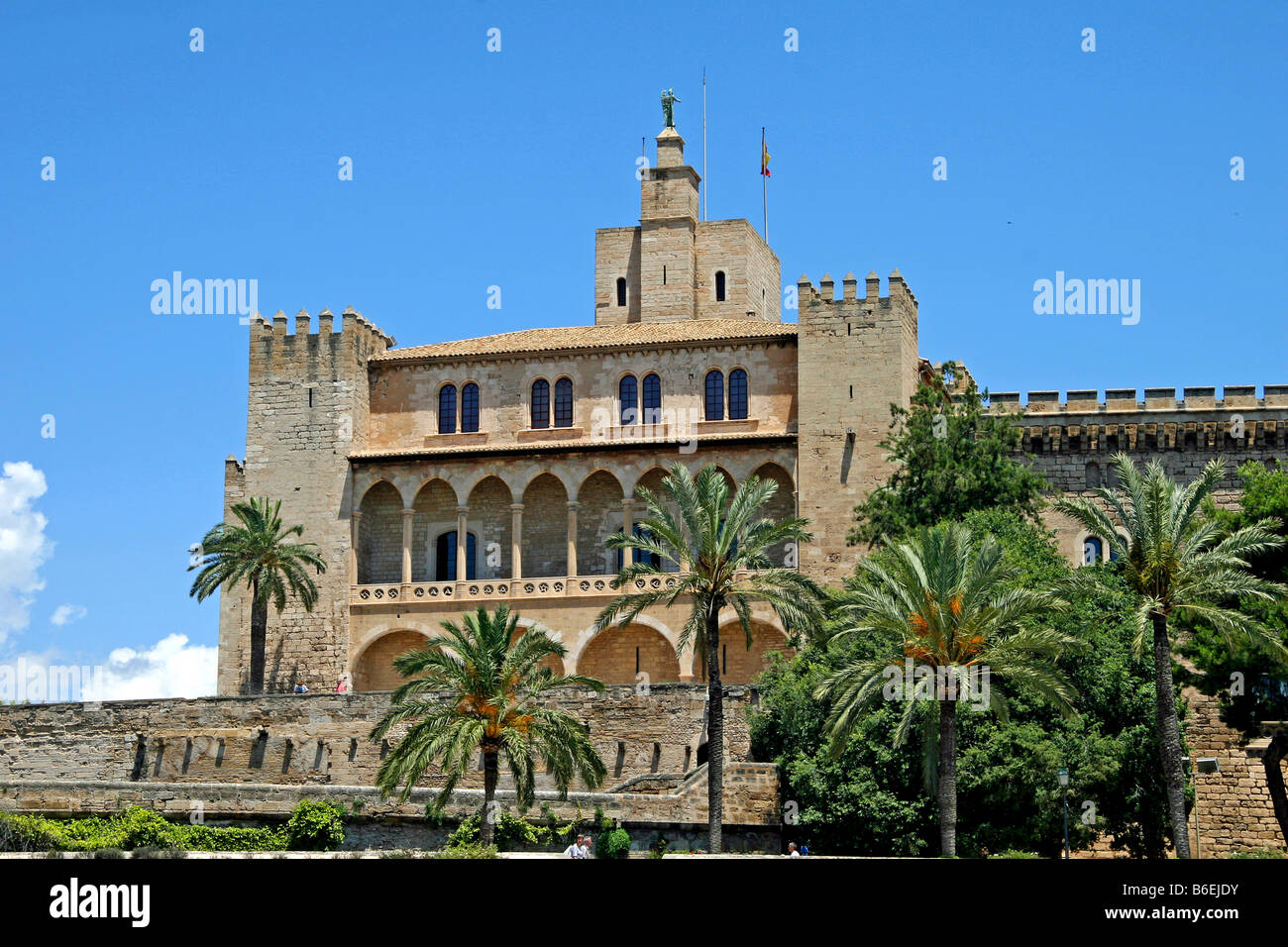 Almudaina Palace, royal palace, residence, Palma de Mallorca, landmark ...
