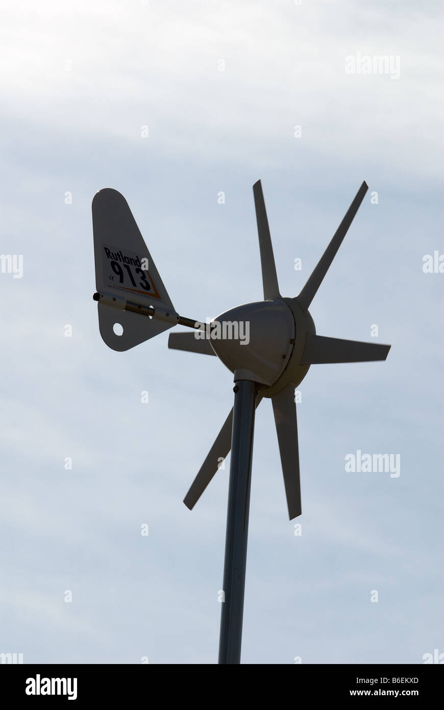 Micro wind turbine, Ipswich, Suffolk, UK Stock Photo - Alamy