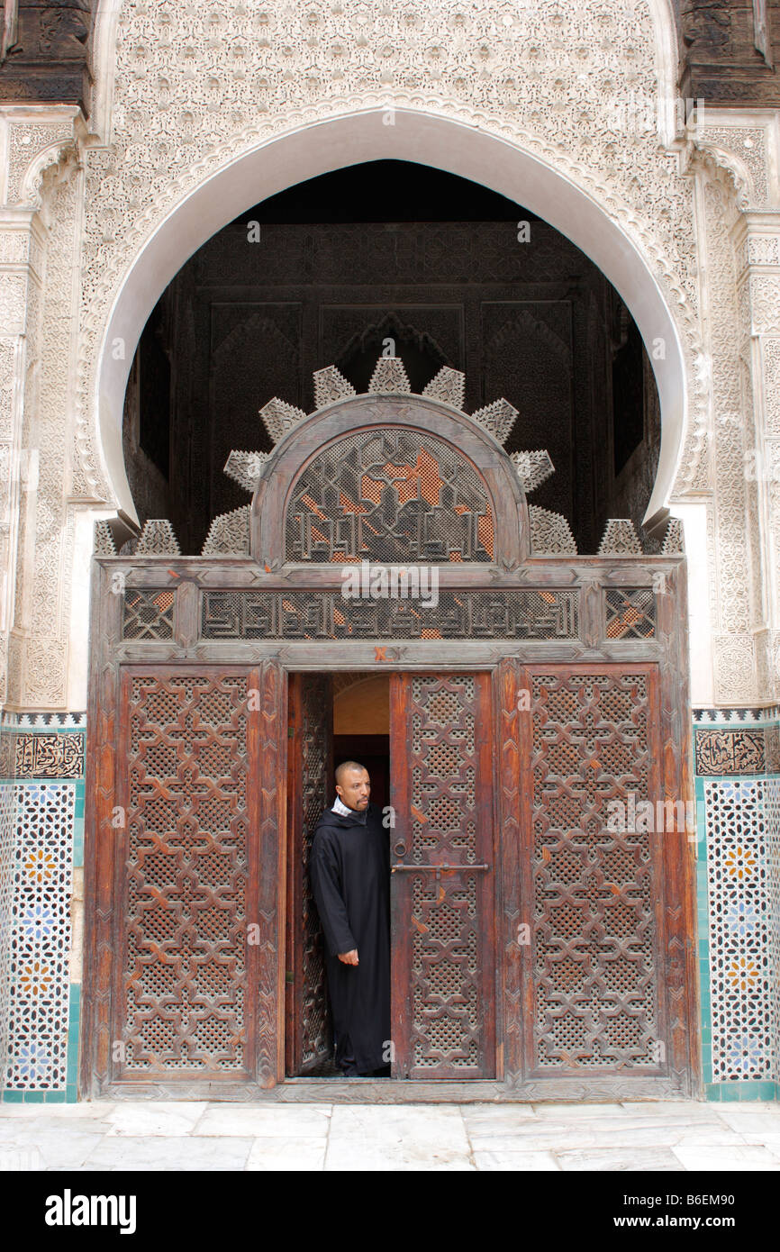Madrasa Bou Inania, Fes, Morocco Stock Photo - Alamy