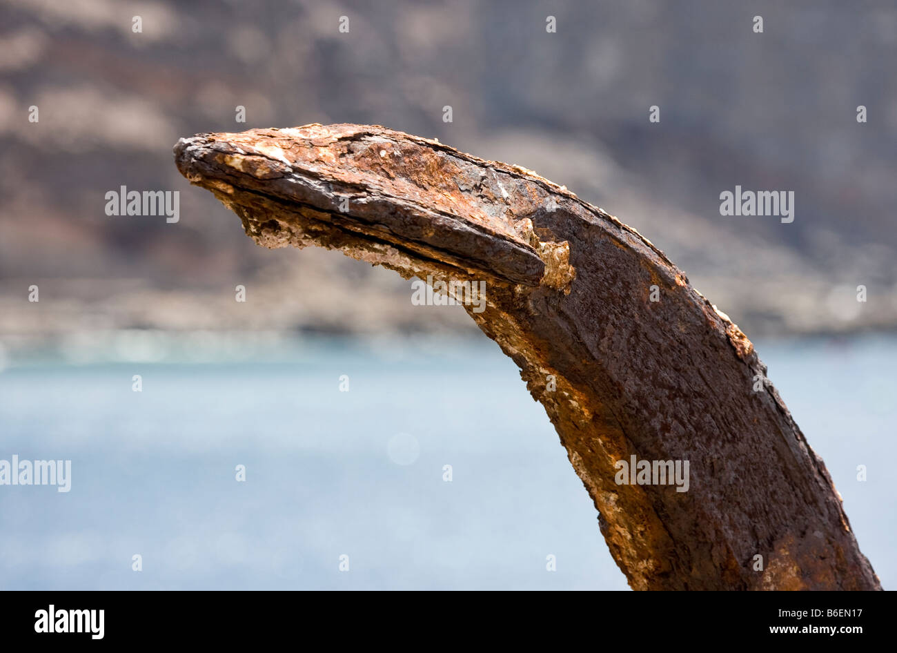 Part of Rusty Anchor Stock Photo - Alamy