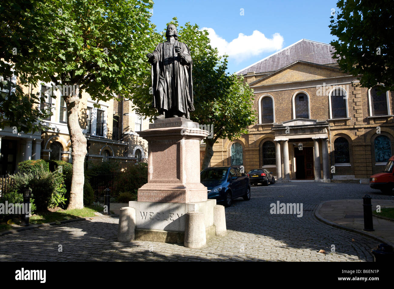 Wesley's Chapel and Leysian mission, London Stock Photo - Alamy