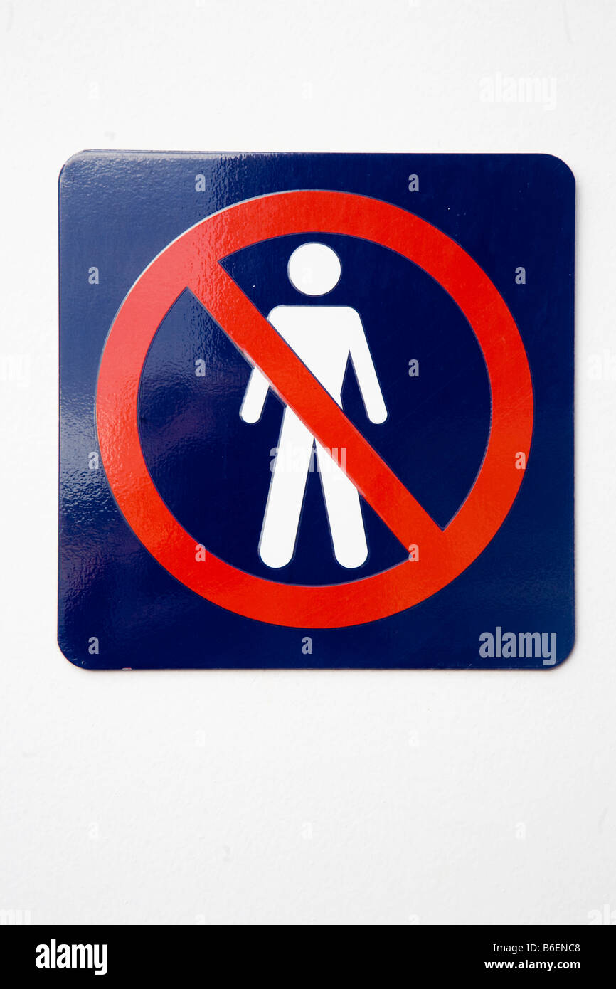 Icon, sign, no people, no entry, on the ferry, Princes Benedikte ...