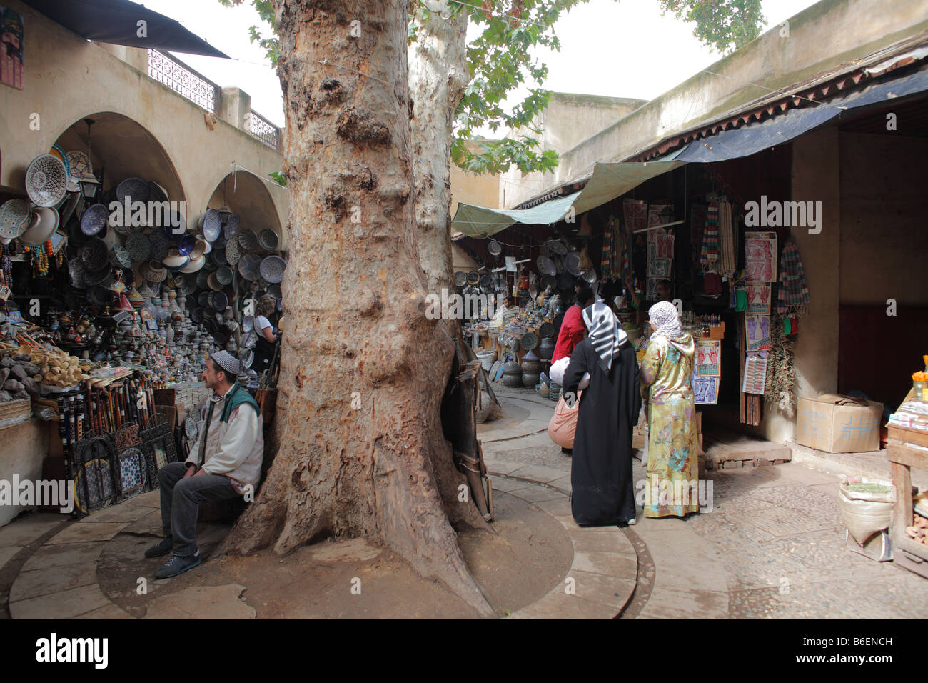 Street market, Fes, Morocco, Africa Stock Photo - Alamy