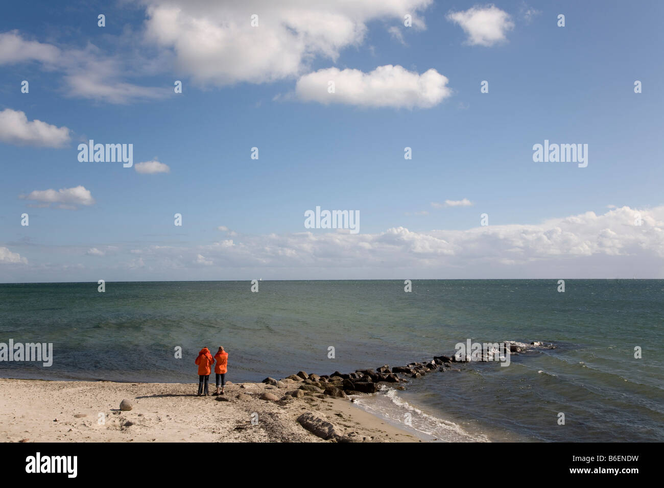 Baltic Sea beach on Fehmarn Island, Schleswig-Holstein, Germany, Europe ...