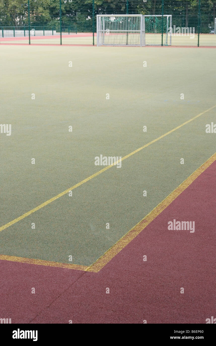 synthetic football court Stock Photo - Alamy
