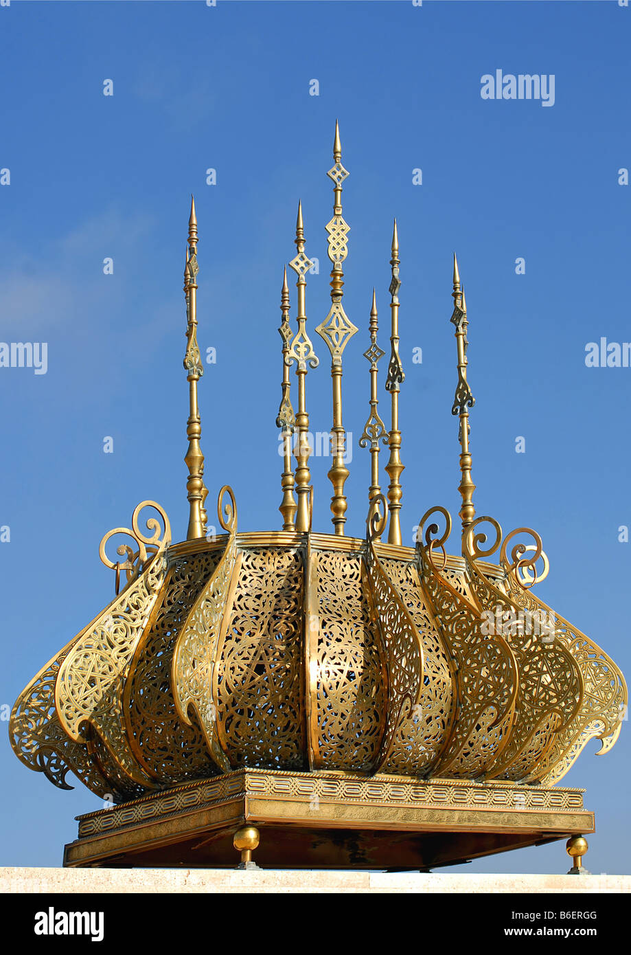 Islamic Roof Detail at the Mausoleum of Mohammed V in Rabat, Morocco ...