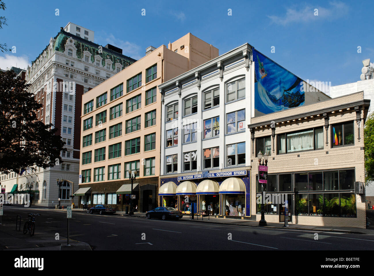 Portland city center hi-res stock photography and images - Alamy